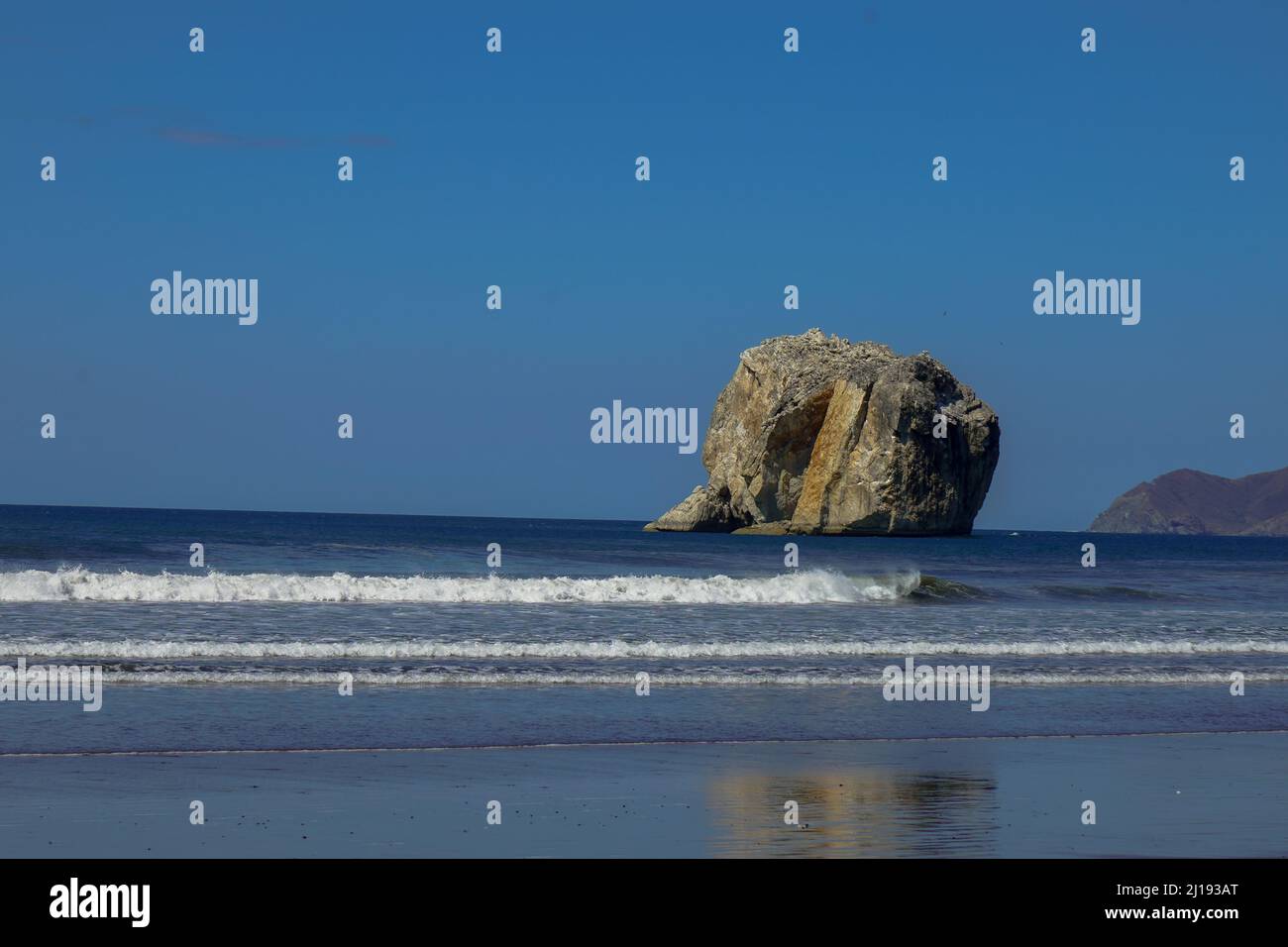 Beautiful aerial view of a sunset in Naranjo Beach - Witch Rock Costa ...