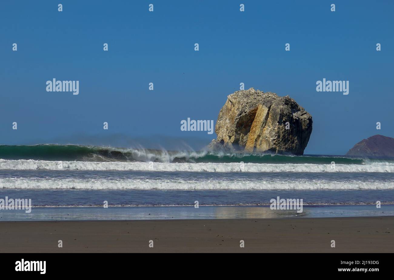 Beautiful aerial view of a sunset in Naranjo Beach - Witch Rock Costa ...