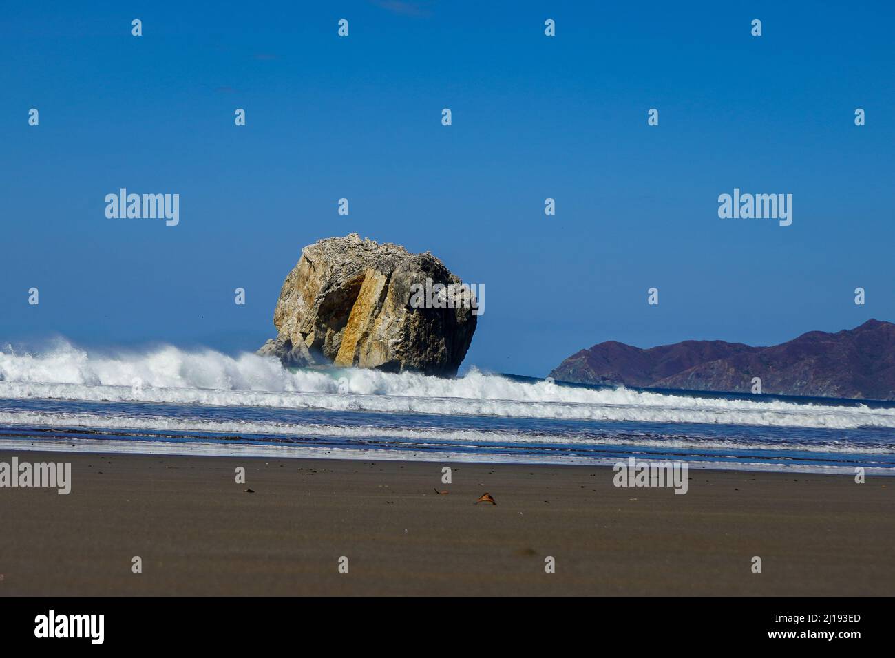 Beautiful aerial view of a sunset in Naranjo Beach - Witch Rock Costa ...