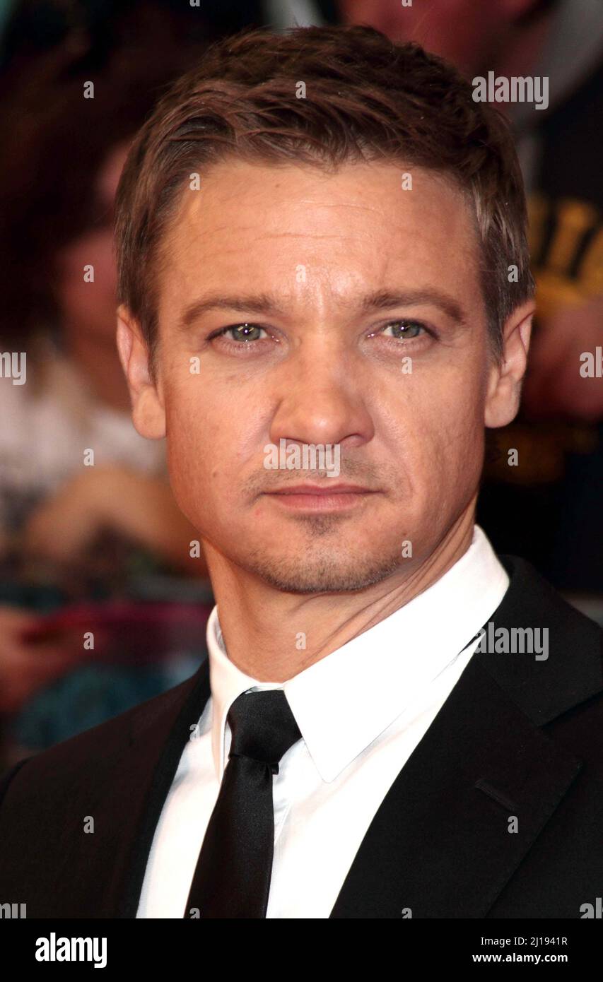 London. UK. Jeremy Renner at the European Premiere of The Avengers at ...
