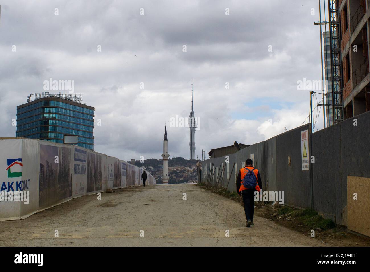 March 23, 2022: Scenes of daily life in Fikirtepe, one of Istanbuls ...