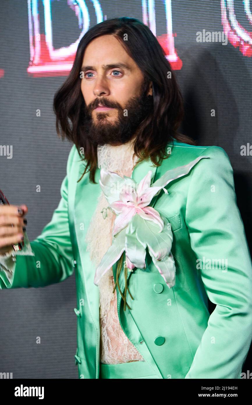 Madrid, Spain. , . Jared Leto attends ‘Morbius' Premiere at Callao ...