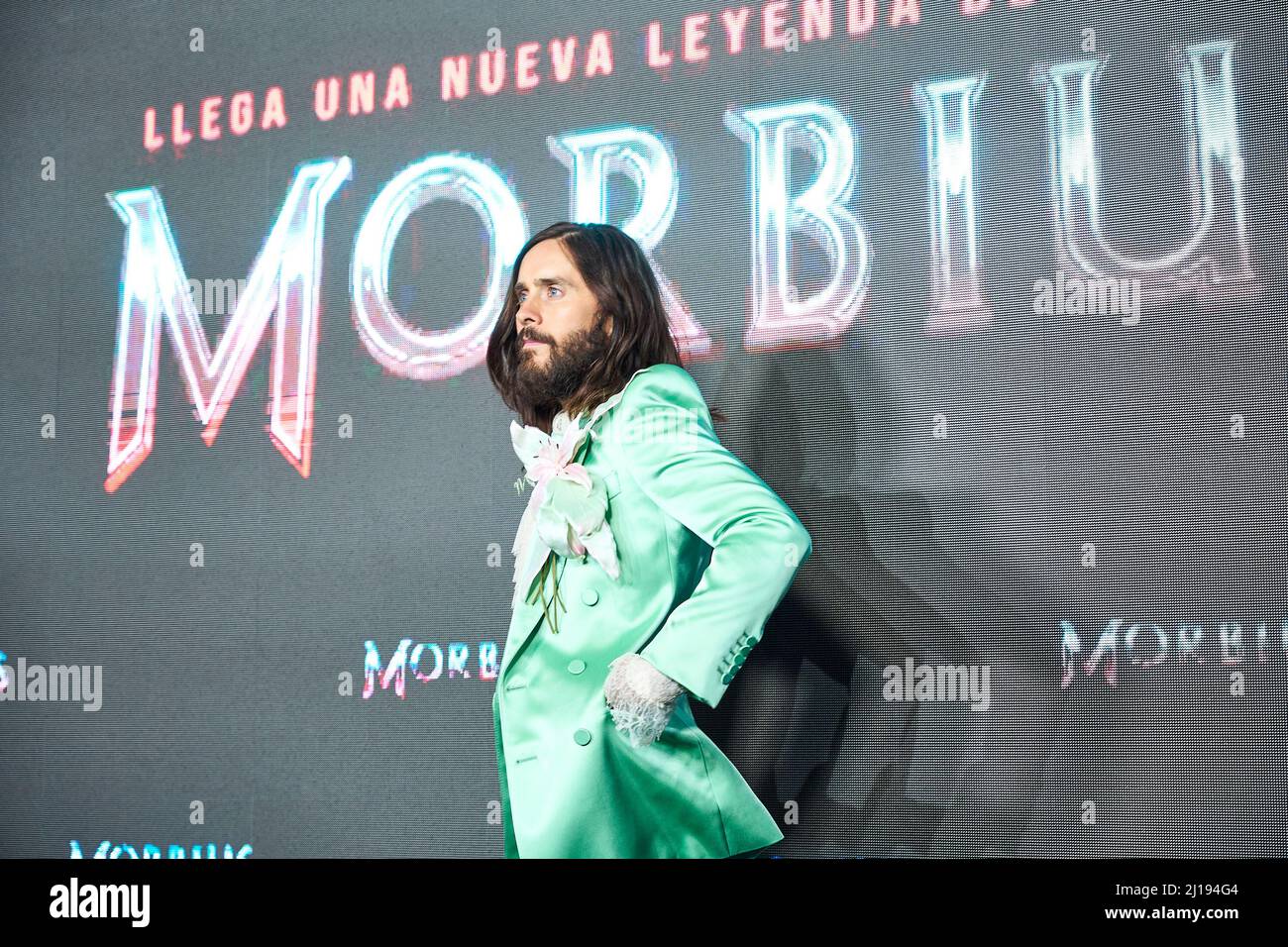 Madrid, Spain. , . Jared Leto attends ‘Morbius' Premiere at Callao ...