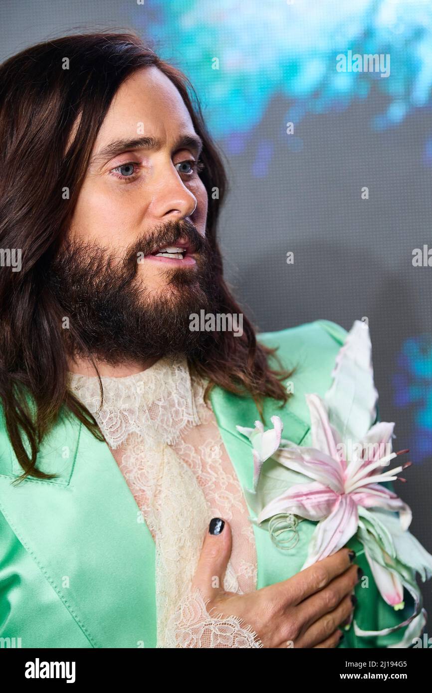Madrid, Spain. , . Jared Leto attends ‘Morbius' Premiere at Callao ...
