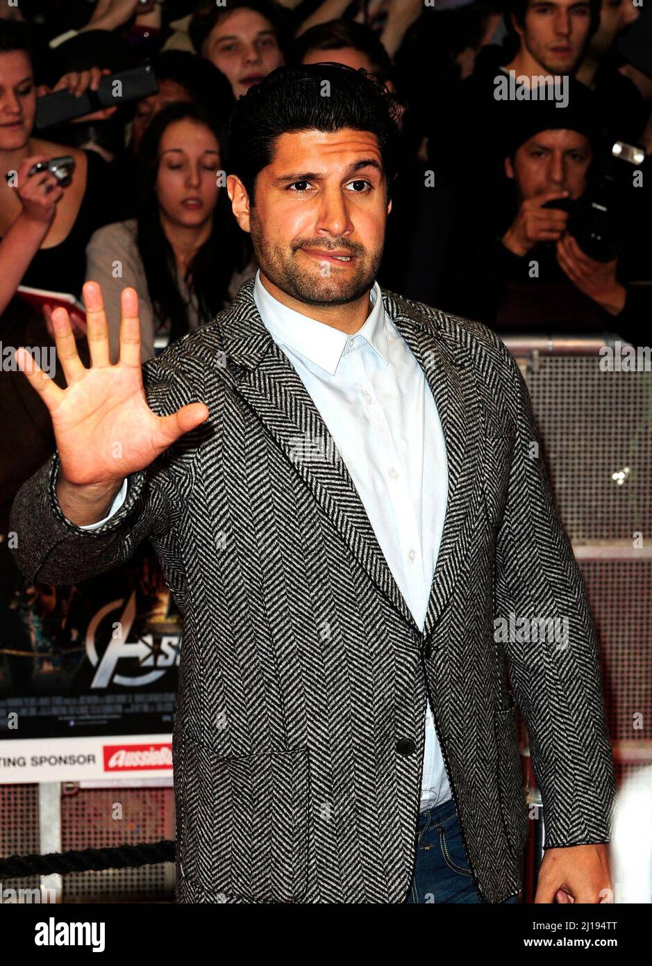 London. UK. Kayvan Novak at the European Premiere of The Avengers ...