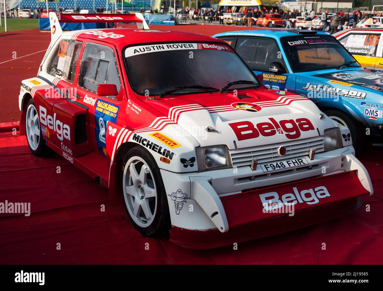The MG Metro 6R4 GRUPPO B 1985 vintage rally car Stock Photo - Alamy