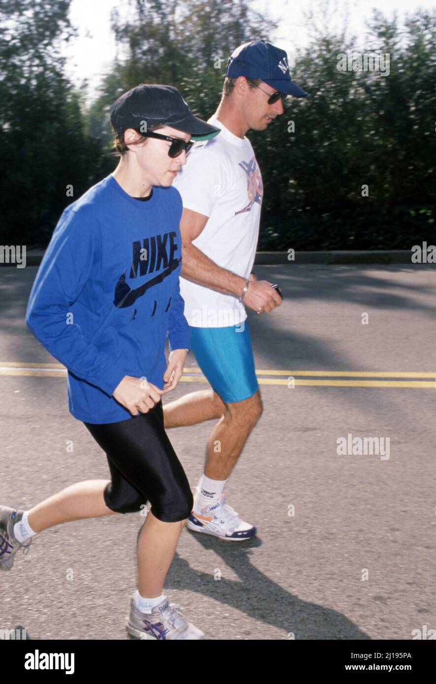 Madonna Running in 1989 Credit: Ralph Dominguez/MediaPunch Stock Photo ...