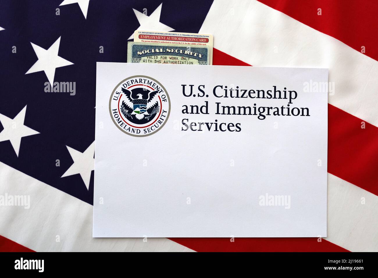 Logo U.S. Citizenship and Immigration Services Social Security Stock ...
