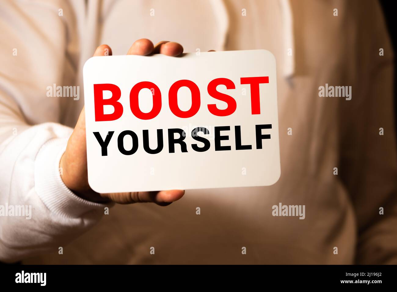 Self confidence boost hi-res stock photography and images - Alamy