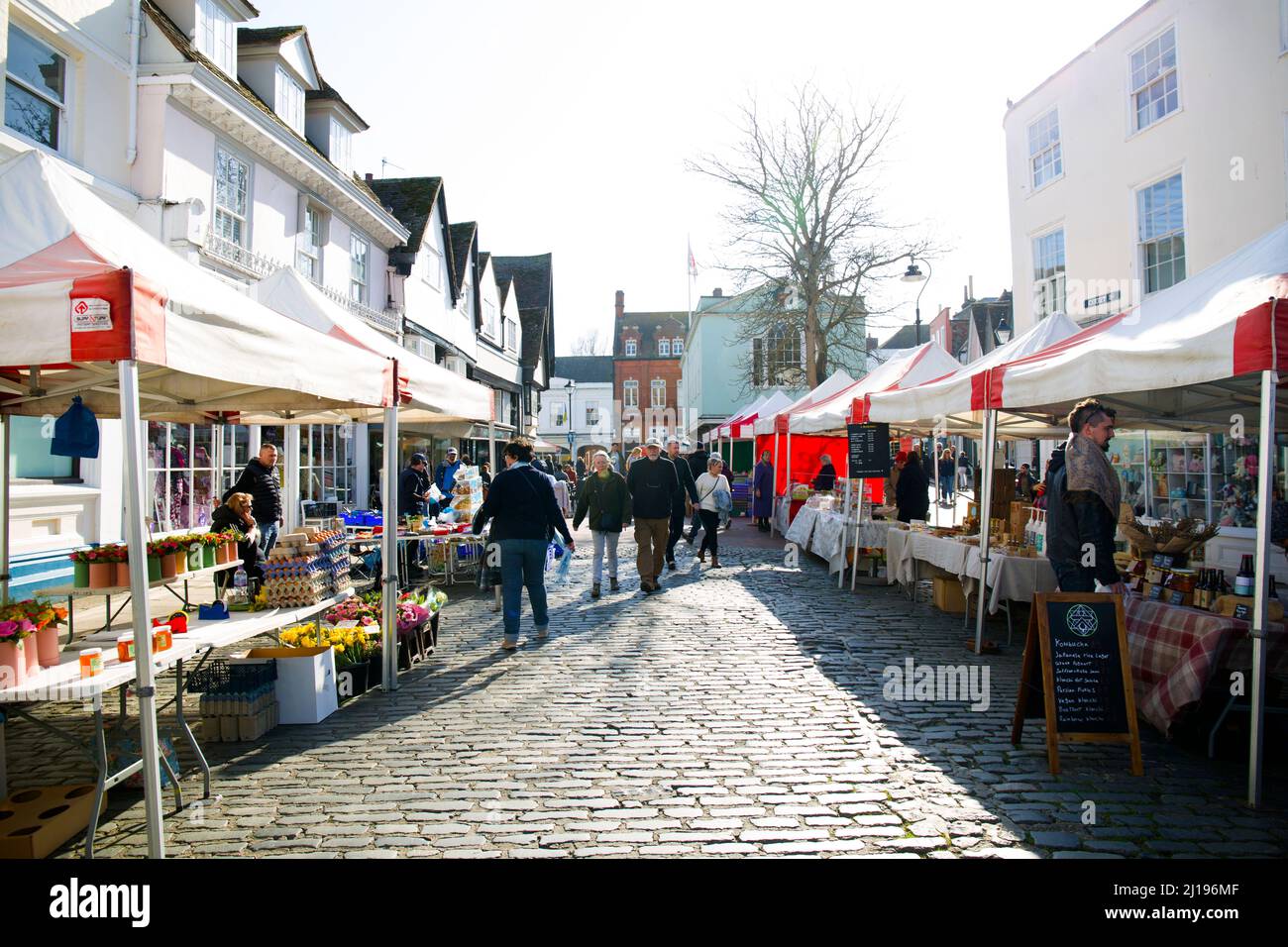 Medieval market stalls hi-res stock photography and images - Alamy