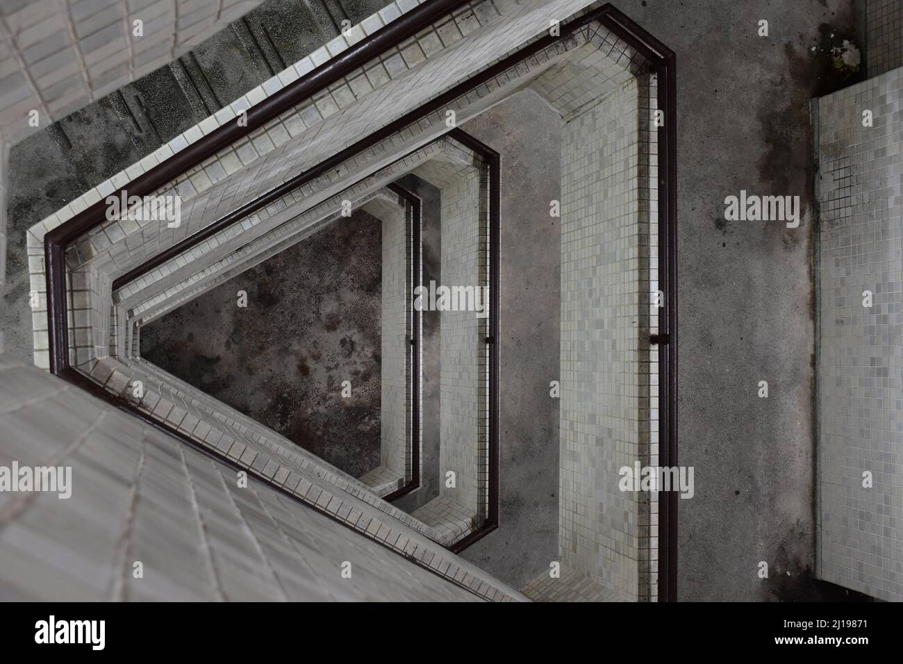 The modern brutal Architectural detail top shot Stock Photo - Alamy
