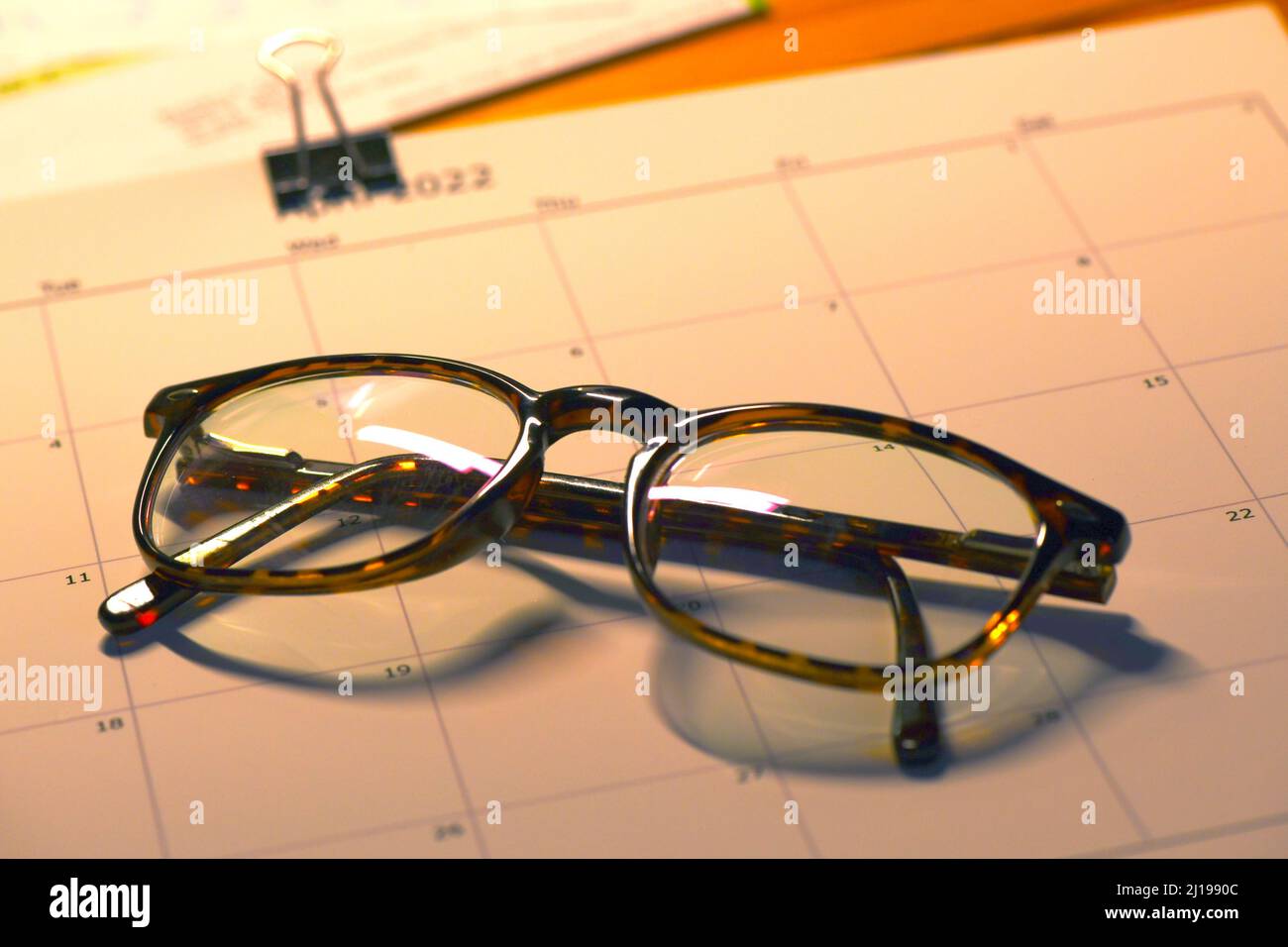 Glasses or eye glasses to correct optical problems Stock Photo - Alamy