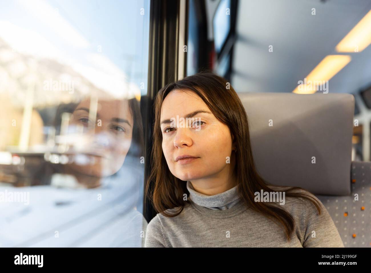 Looking out of moving train hi-res stock photography and images - Alamy
