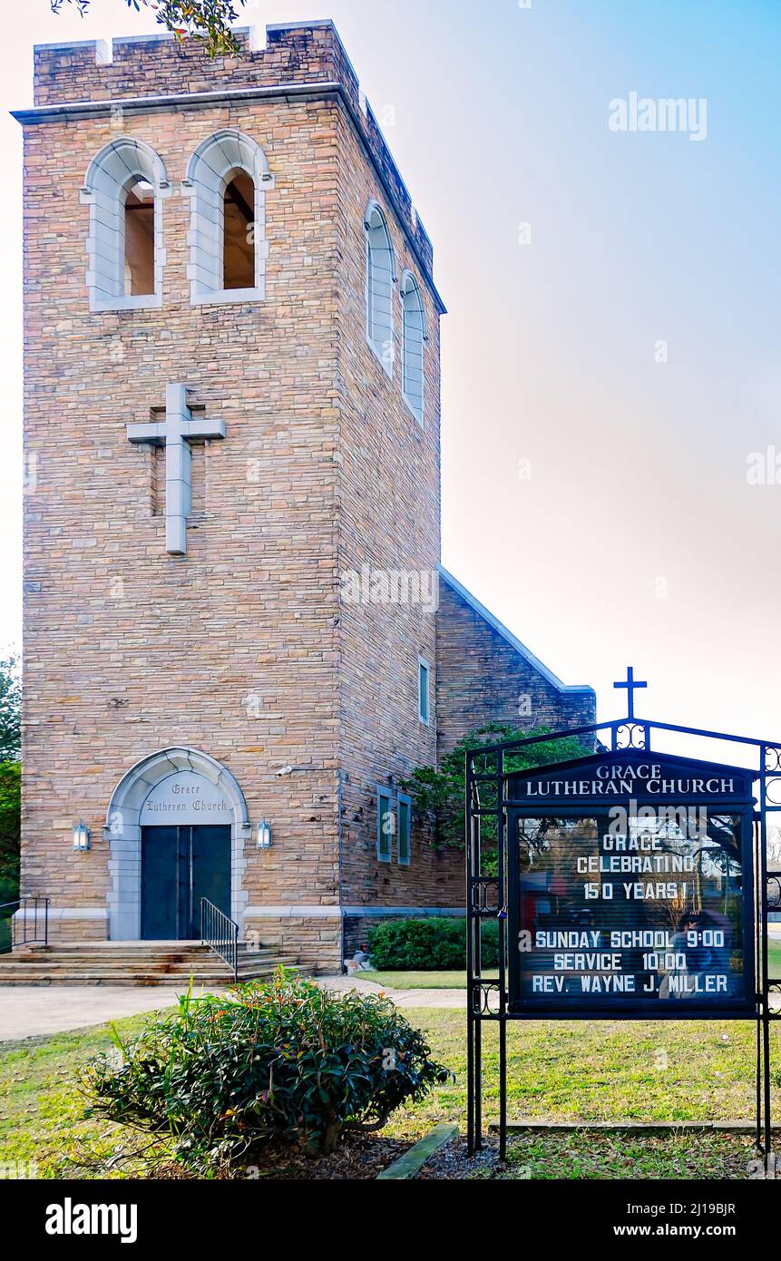 Grace Lutheran Church is pictured, March 5, 2022, in Mobile, Alabama ...