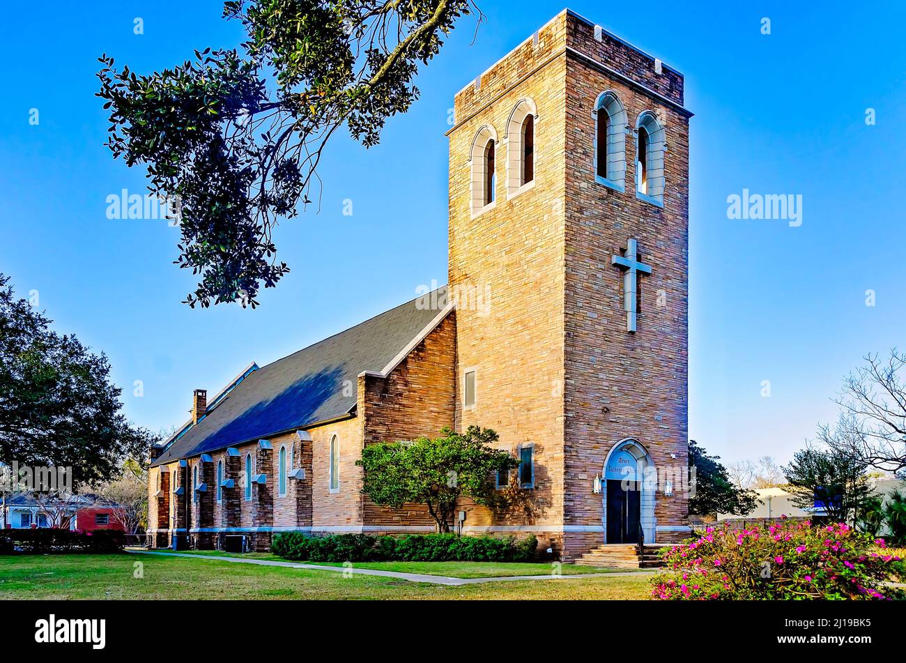 Grace Lutheran Church is pictured, March 5, 2022, in Mobile, Alabama ...
