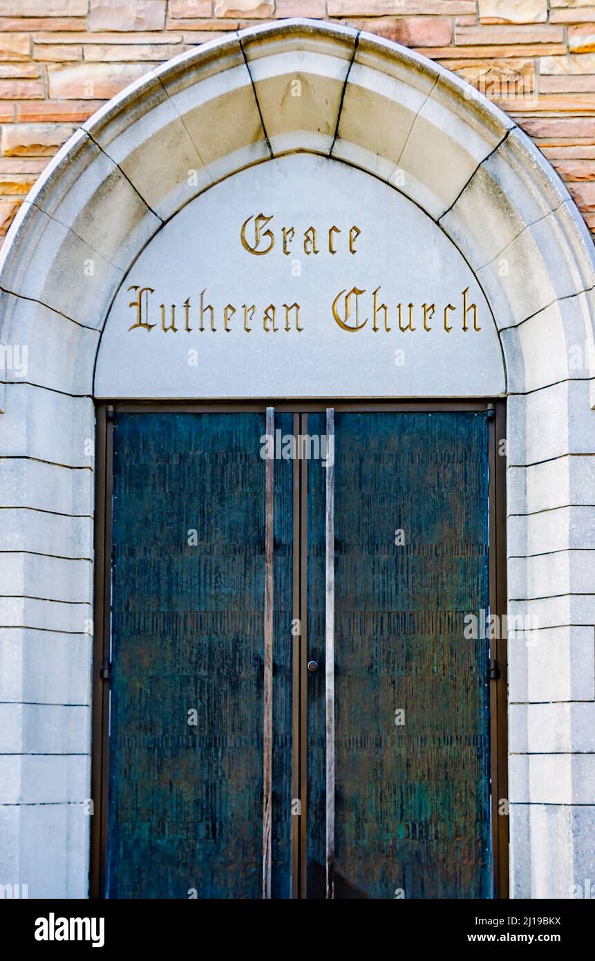 Grace Lutheran Church is pictured, March 5, 2022, in Mobile, Alabama ...