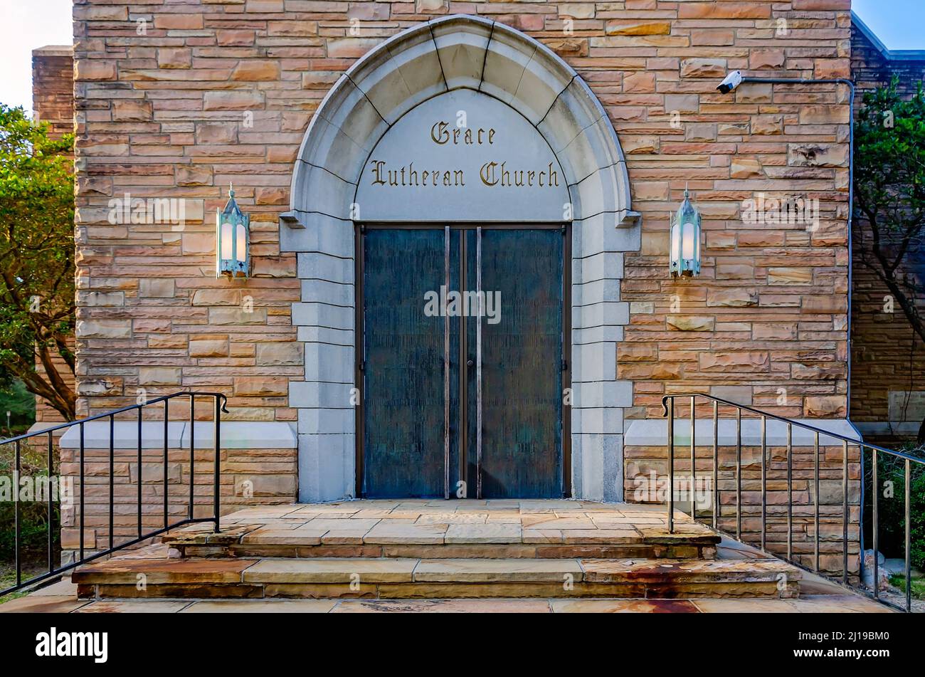 Grace Lutheran Church is pictured, March 5, 2022, in Mobile, Alabama ...