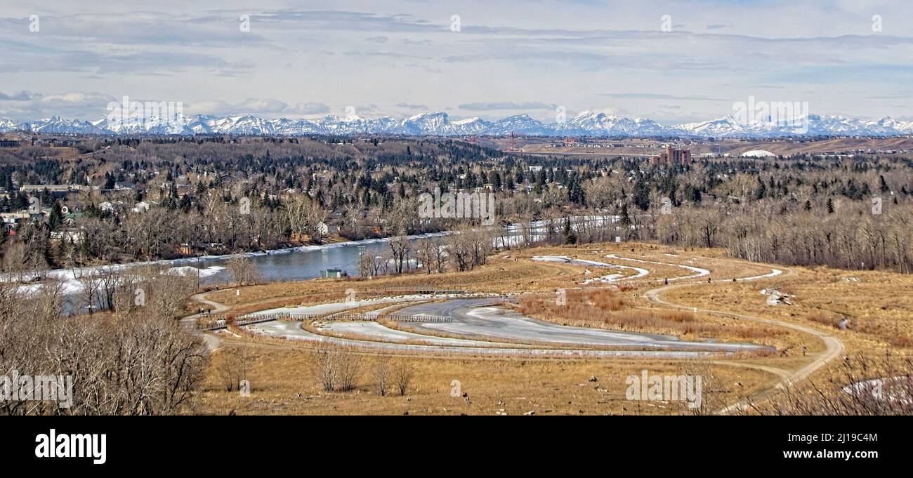 Bowmont Park Calgary Alberta Stock Photo - Alamy