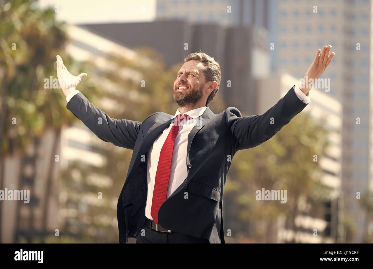 Businessman winner and professional triumph hi-res stock photography ...