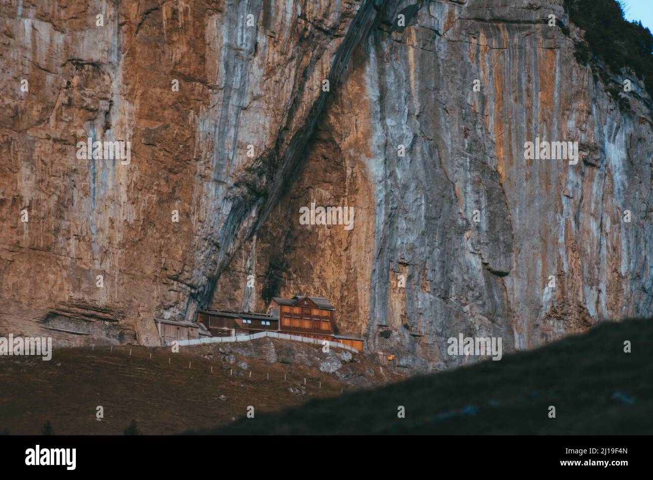 Swiss mountains - monumental rock formations in the Alps Stock Photo ...