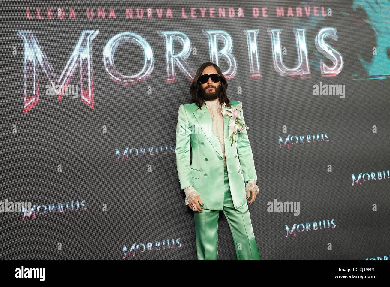 American actor Jared Leto attends the photocall of 'Morbius' premiere ...
