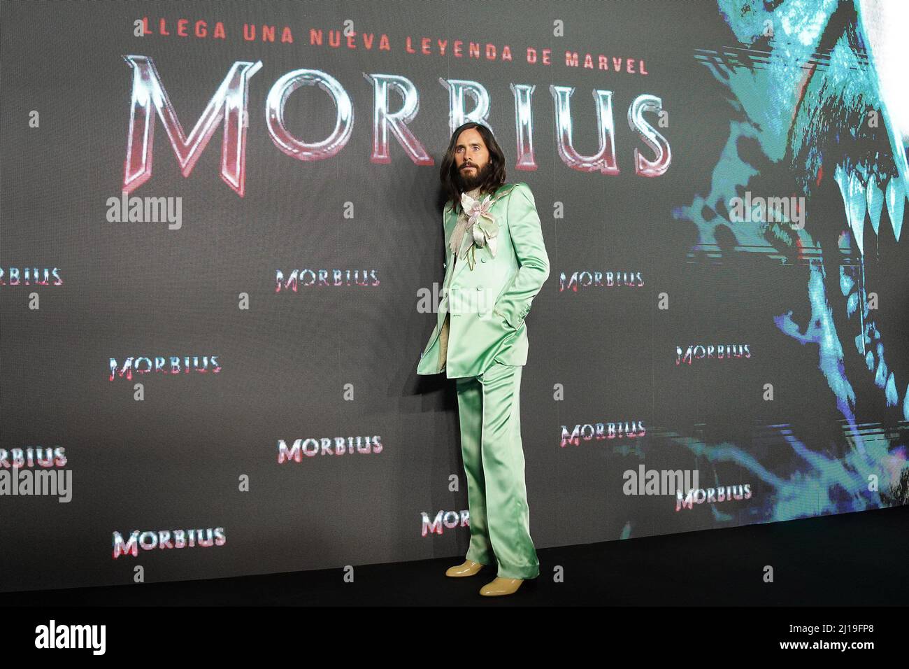 American actor Jared Leto attends the photocall of 'Morbius' premiere ...