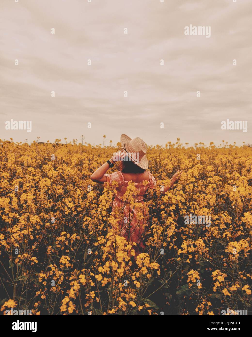 Flowy yellow dress hi-res stock photography and images - Alamy