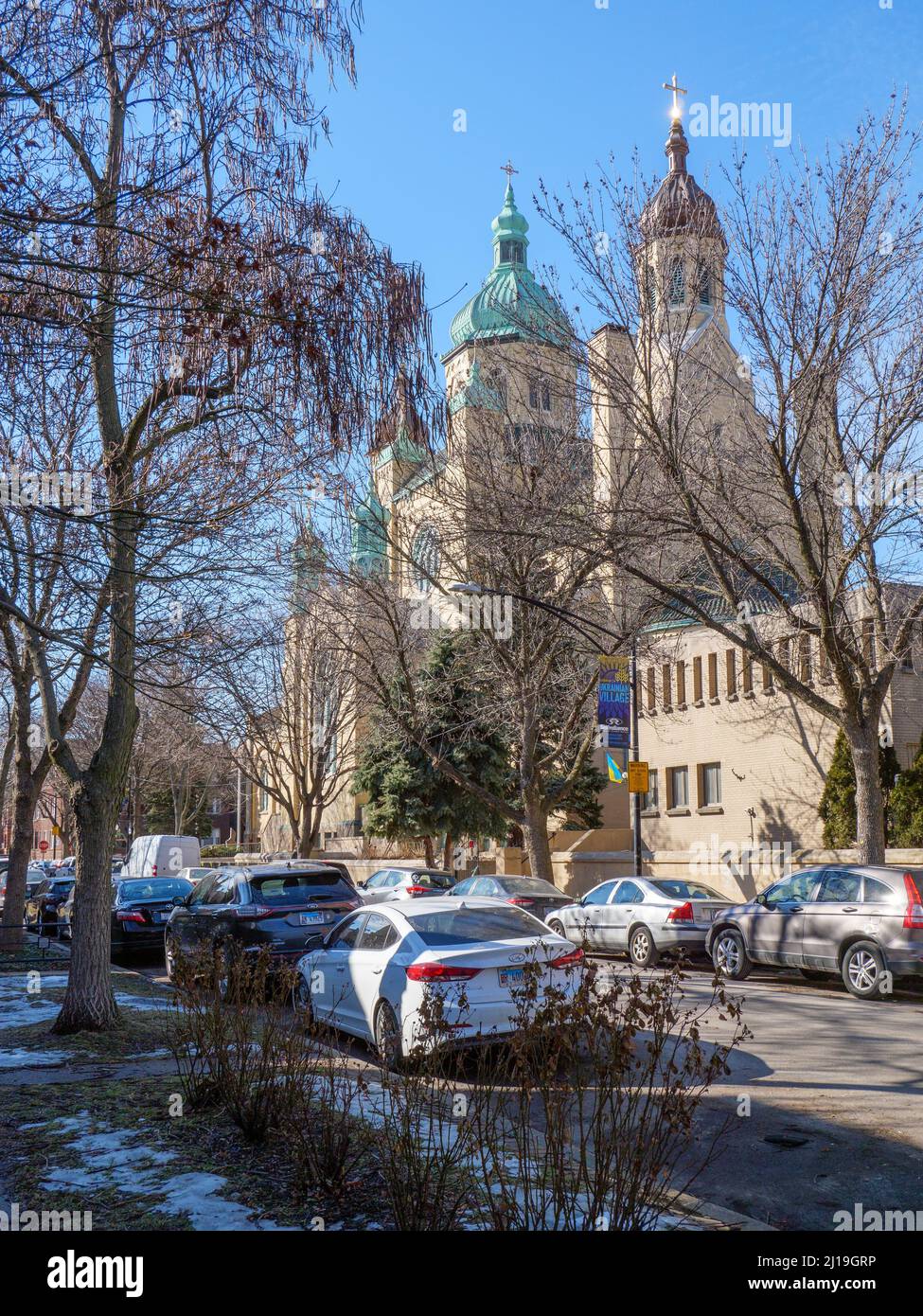 Rice Street & Saint Nicholas Ukrainian Catholic Cathedral. Ukrainian ...