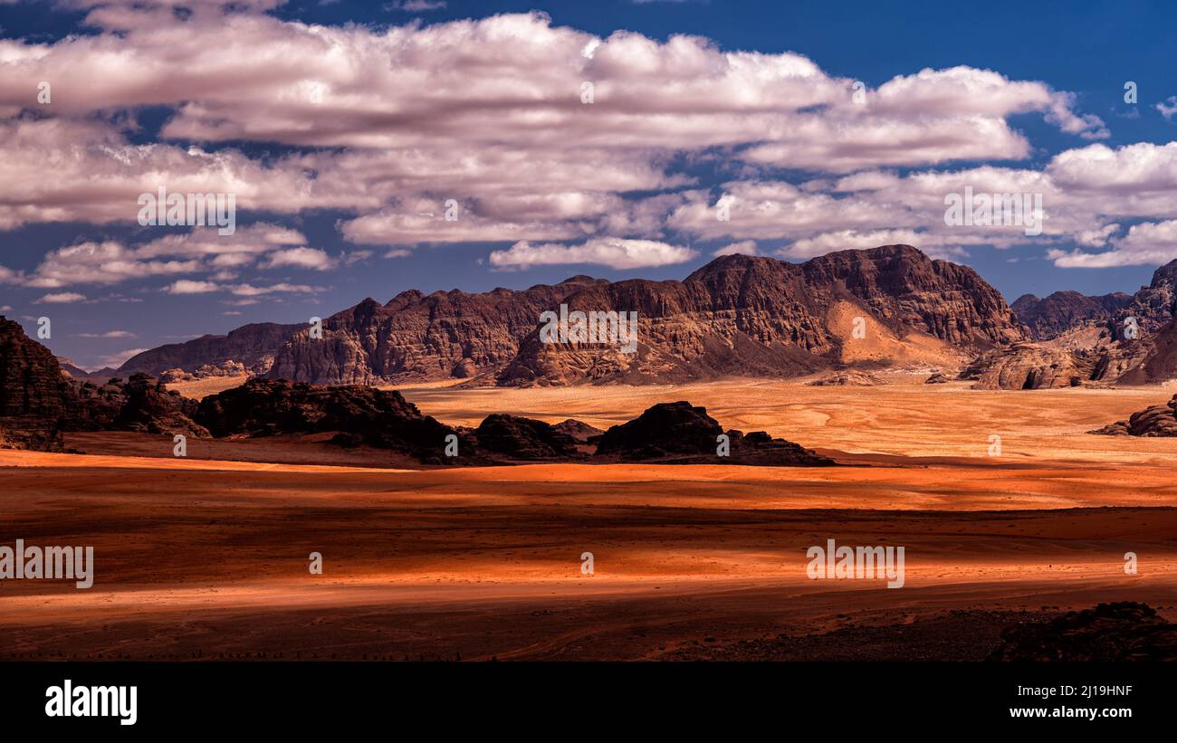Wadi rum protected area jordan hi-res stock photography and images - Alamy