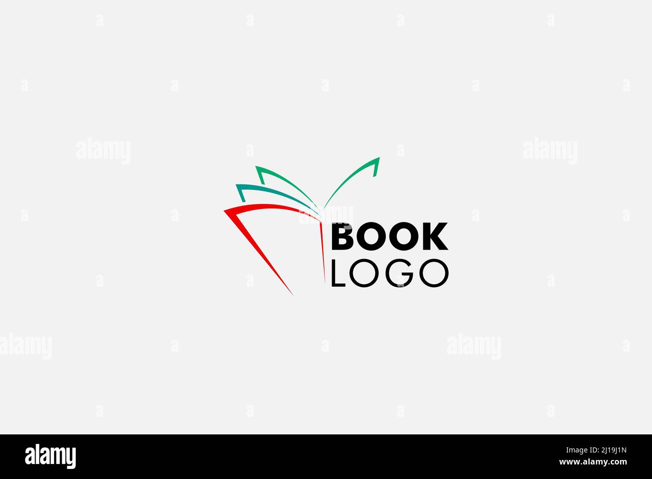 Open Book Logo Education Flat Vector logo Design Stock Vector Image ...