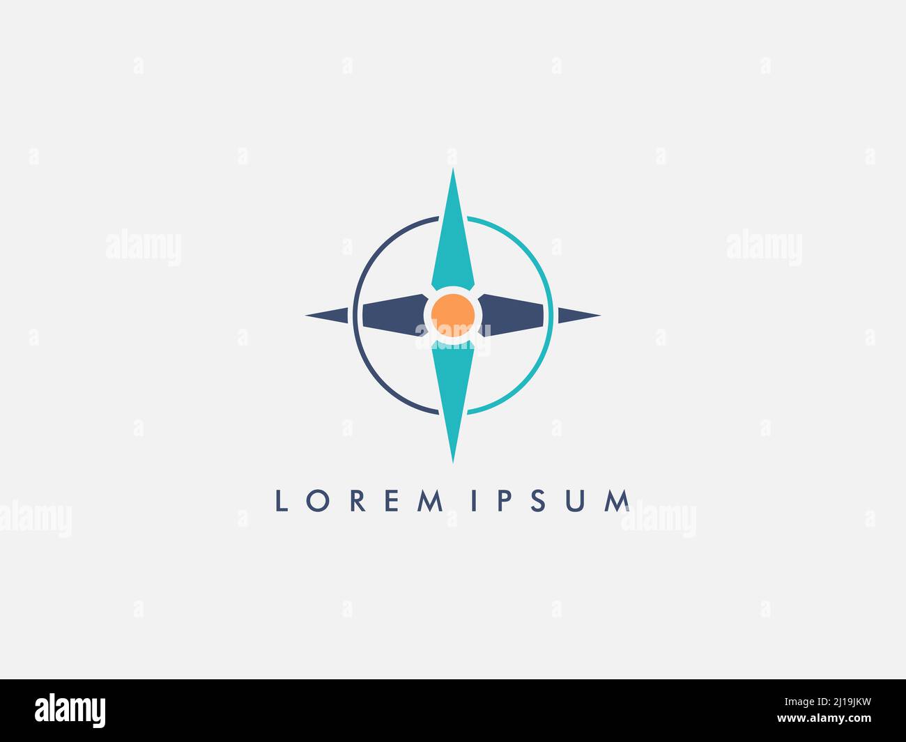 compass logo design template Stock Vector Image & Art - Alamy