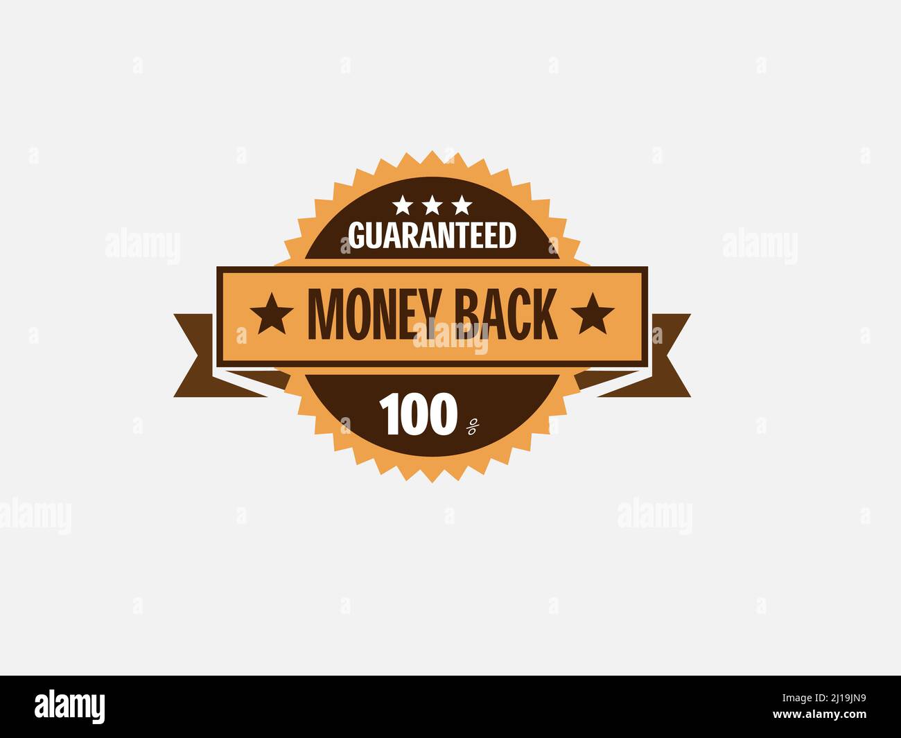 Money back guarantee badge, repayment or special offer isolated icon ...