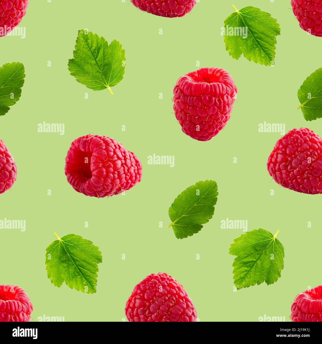 Seamless pattern with raspberry. Berries abstract background. Raspberry ...