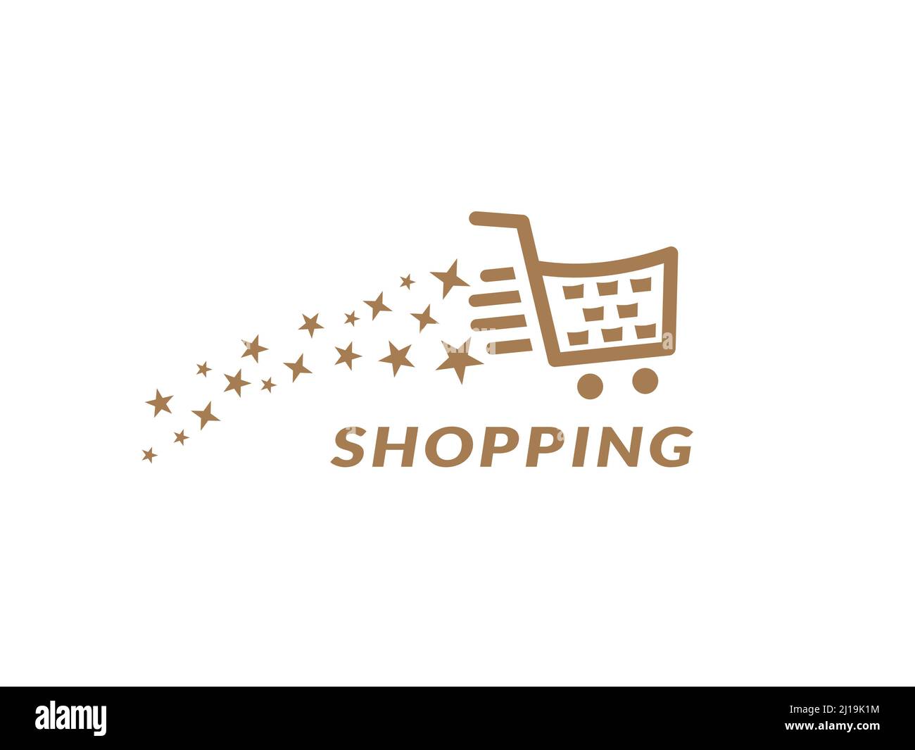 A trolley shopping cart logo icon design shop vector image Stock Vector ...