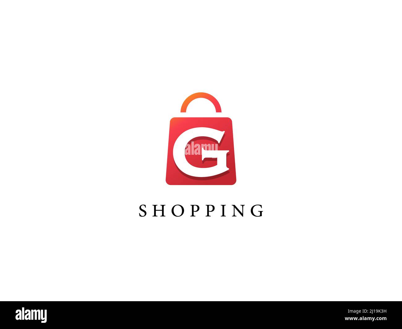 vector shopping bag with Letter G , Shopping icon , Creative Fast Shop ...