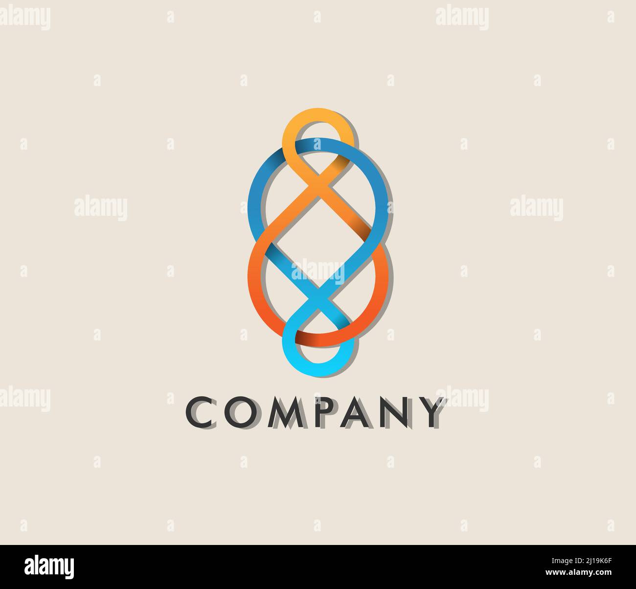infinity symbol logo design Stock Vector Image & Art - Alamy