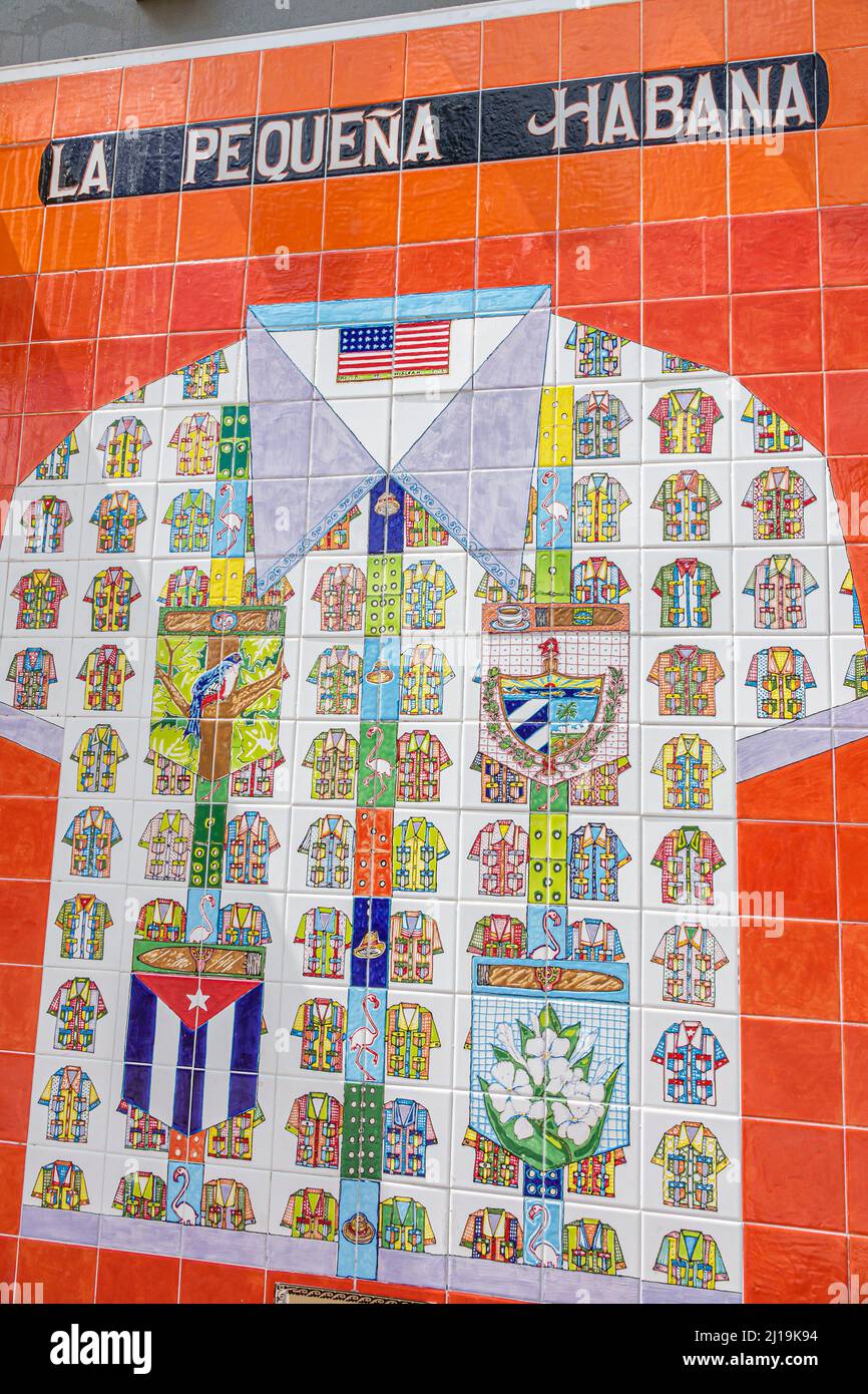 Little Havana Miami Florida Calle Ocho 8 8th Street Hispanic Cuban ...