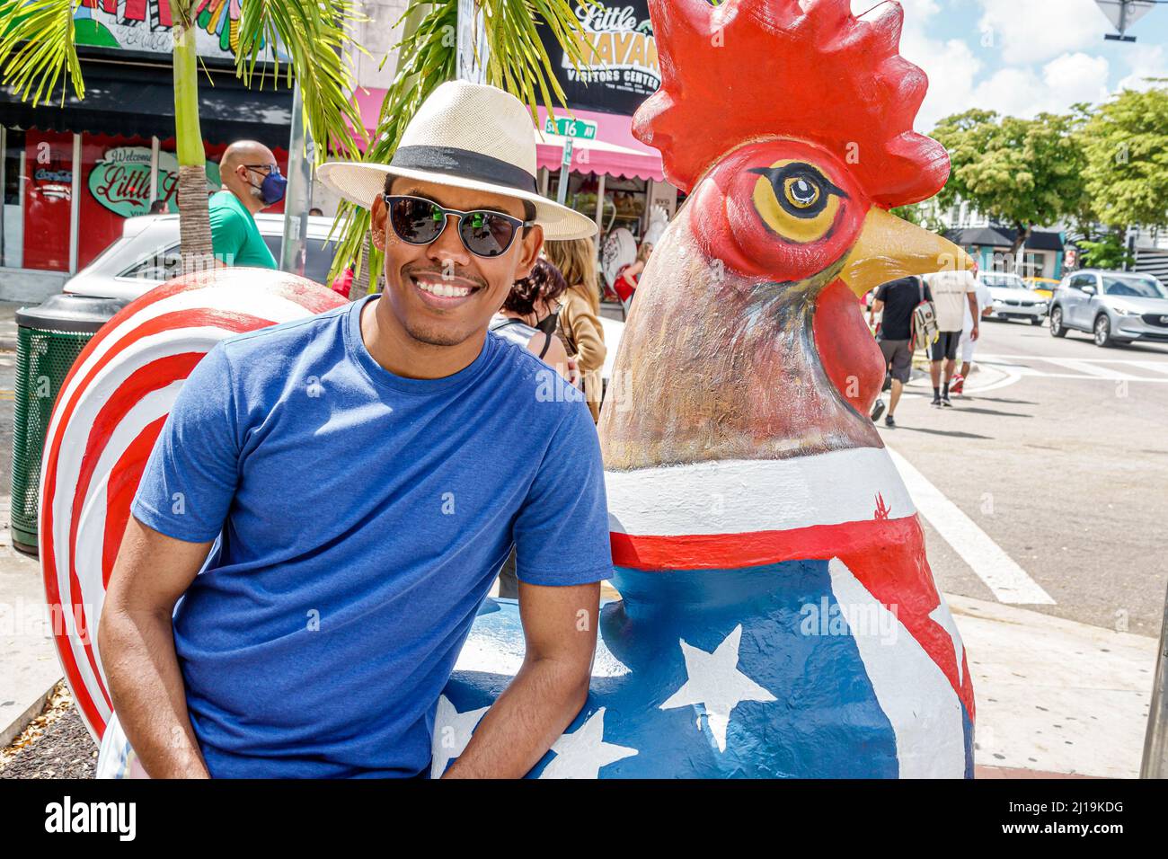 Cuban man rooster hi-res stock photography and images - Alamy