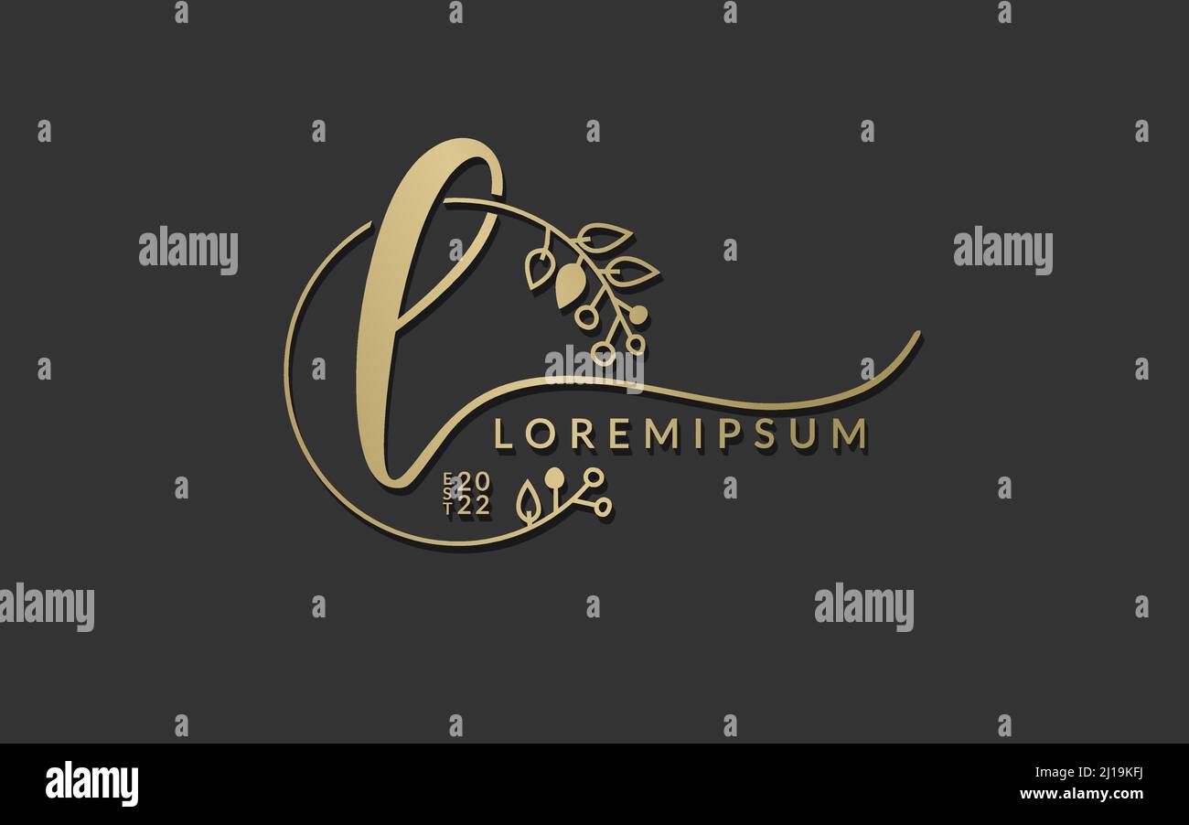 Handwritten Signature monogram Letter l calligraphic vector graphic ...