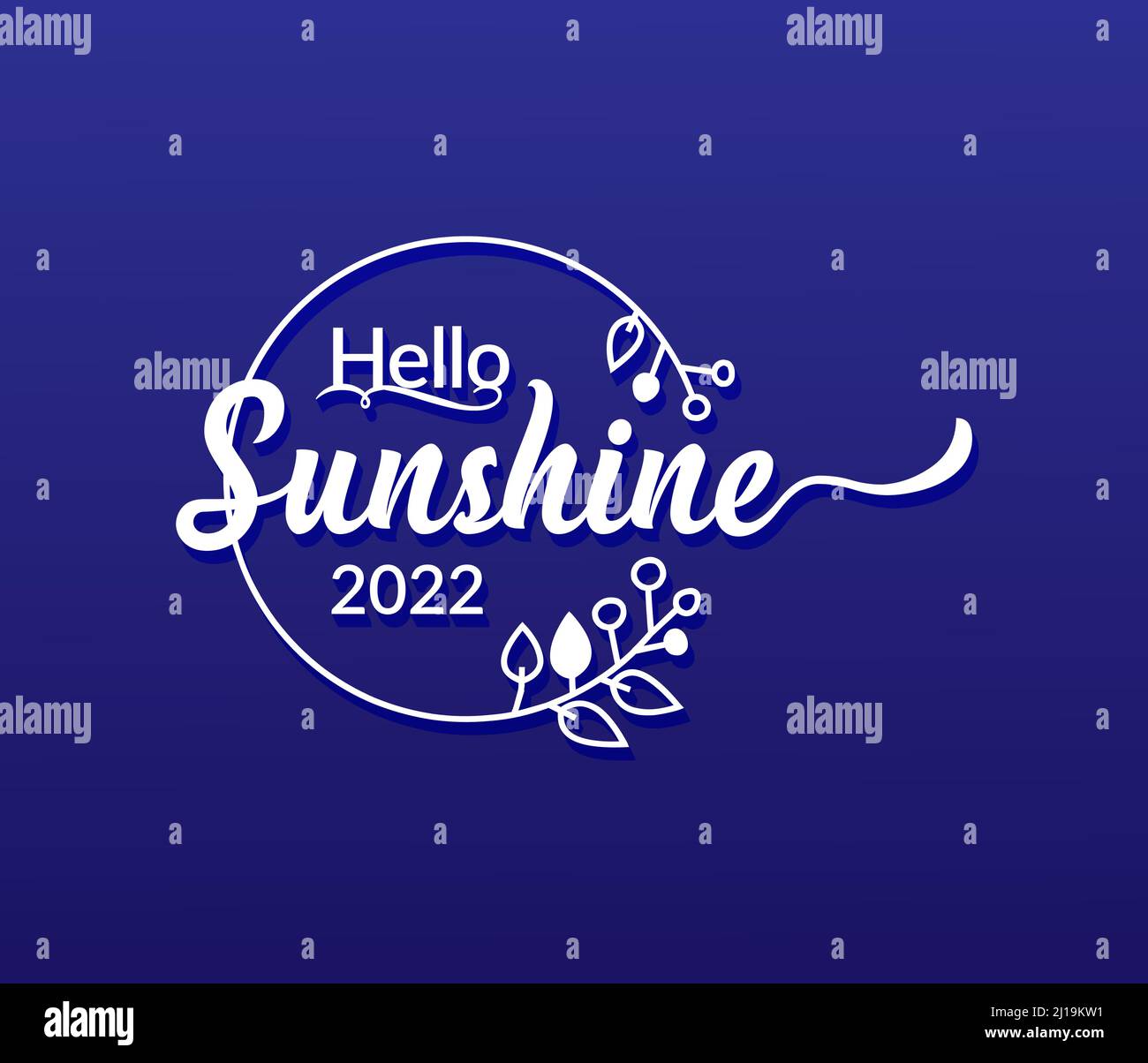 Hello sunshine sign Stock Vector Images - Alamy