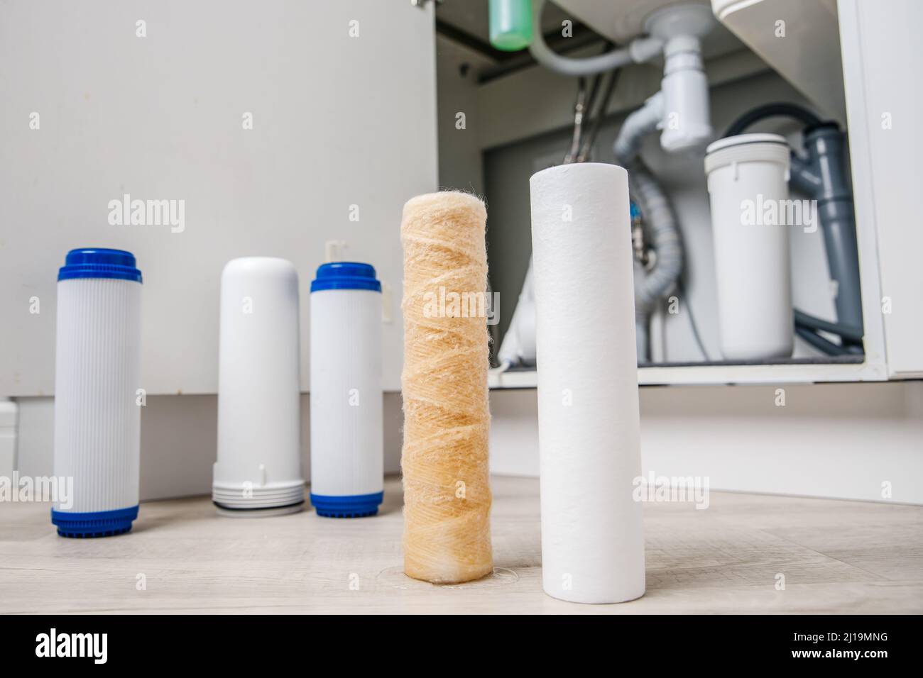 Replaceable dirty used aqua filter for filtration of reverse osmosis ...