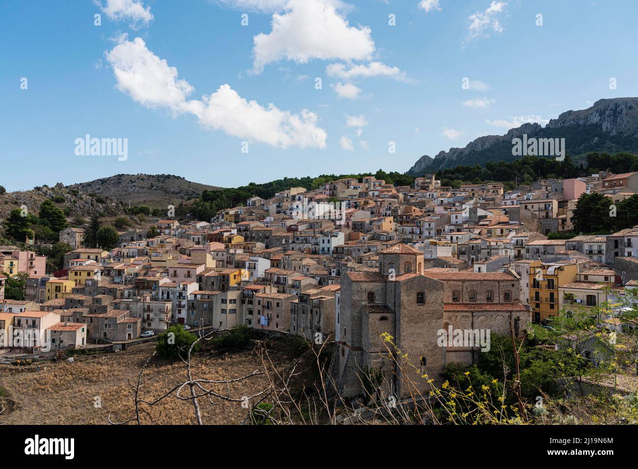 Isnello, village in the Madonie, Palermo region, Sicily Stock Photo - Alamy