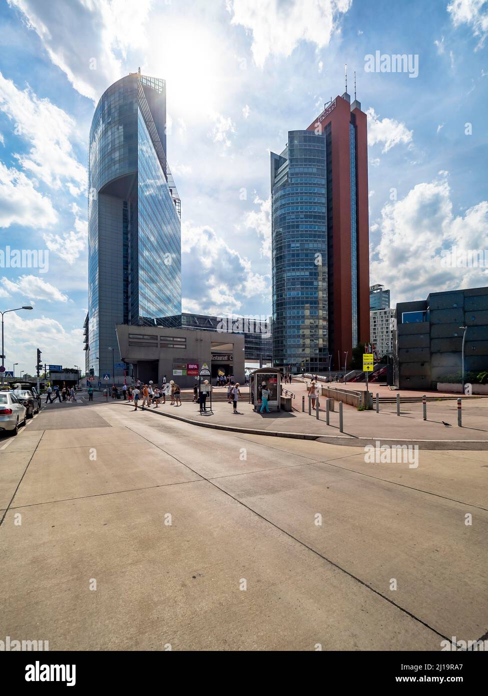 Donaucity, UNO City, Donaustadt, Vienna, Austria Stock Photo - Alamy