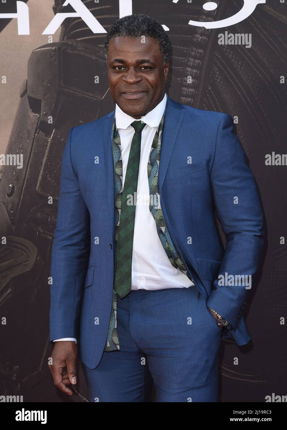 Los Angeles, USA. 23rd Mar, 2022. Danny Sapani walking on the red ...