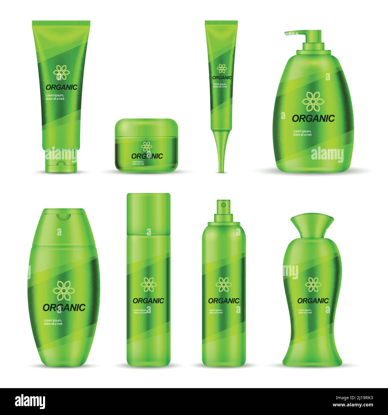 Plastic flower packaging Stock Vector Images - Alamy