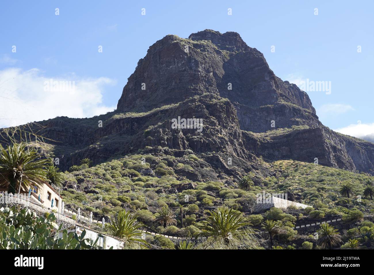 Mountain Village Masca In the Teno Mountains, Masca, Tenerife, Spain ...