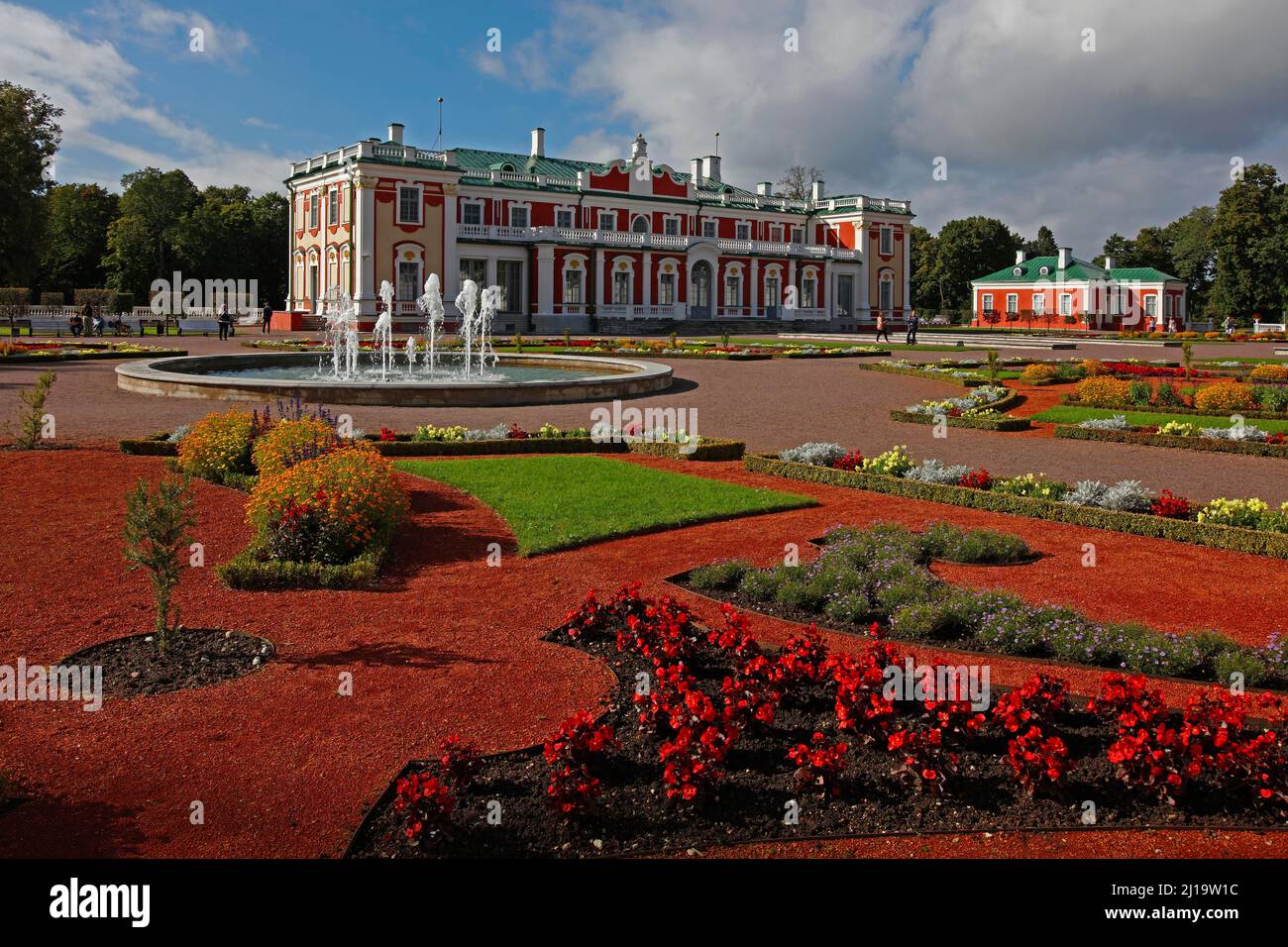Baroque Katharinental Castle, 18th century, Kadriorg near Tallinn ...