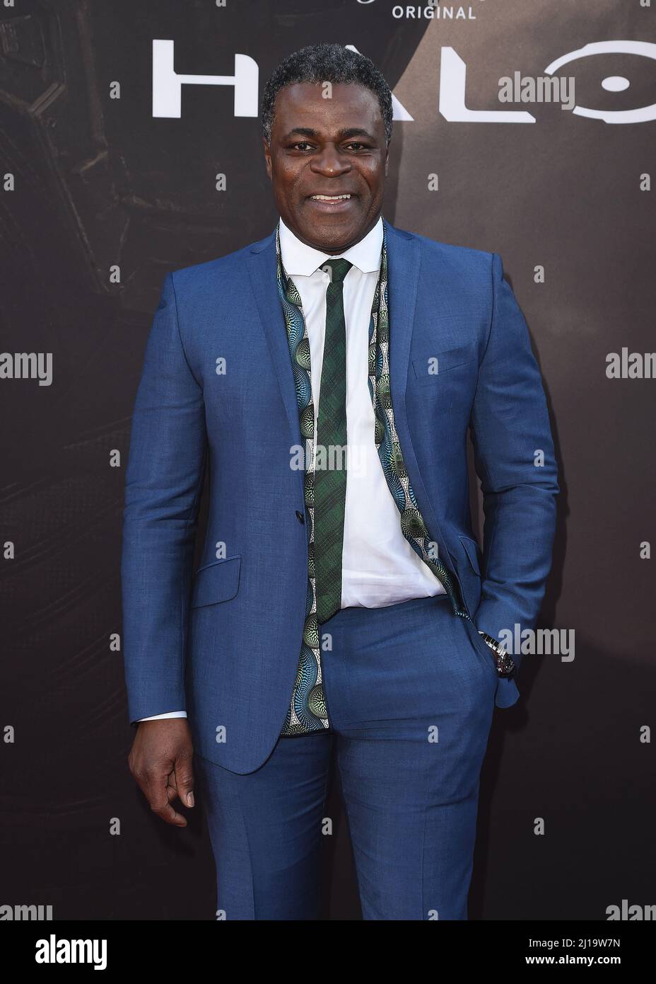 Los Angeles, USA. 23rd Mar, 2022. Danny Sapani walking on the red ...