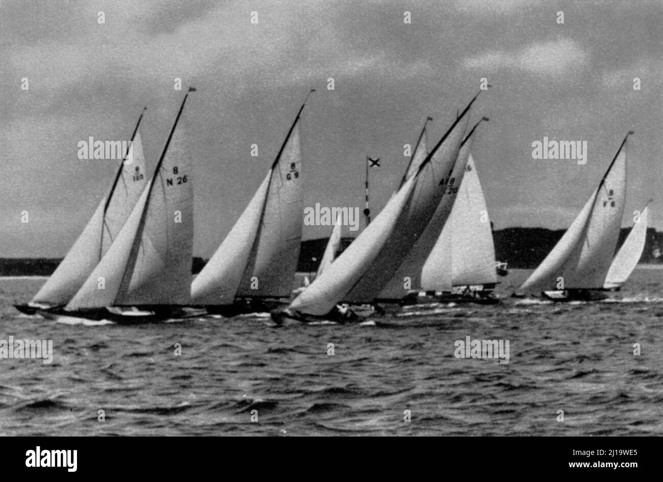 Race sailing ship Black and White Stock Photos & Images - Alamy