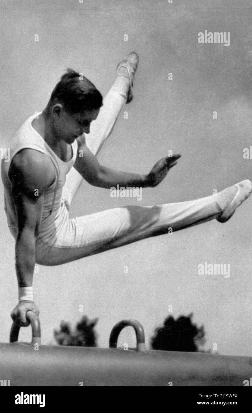 Gymnastics, apparatus gymnastics, Konrad Frey (Germany) received the ...